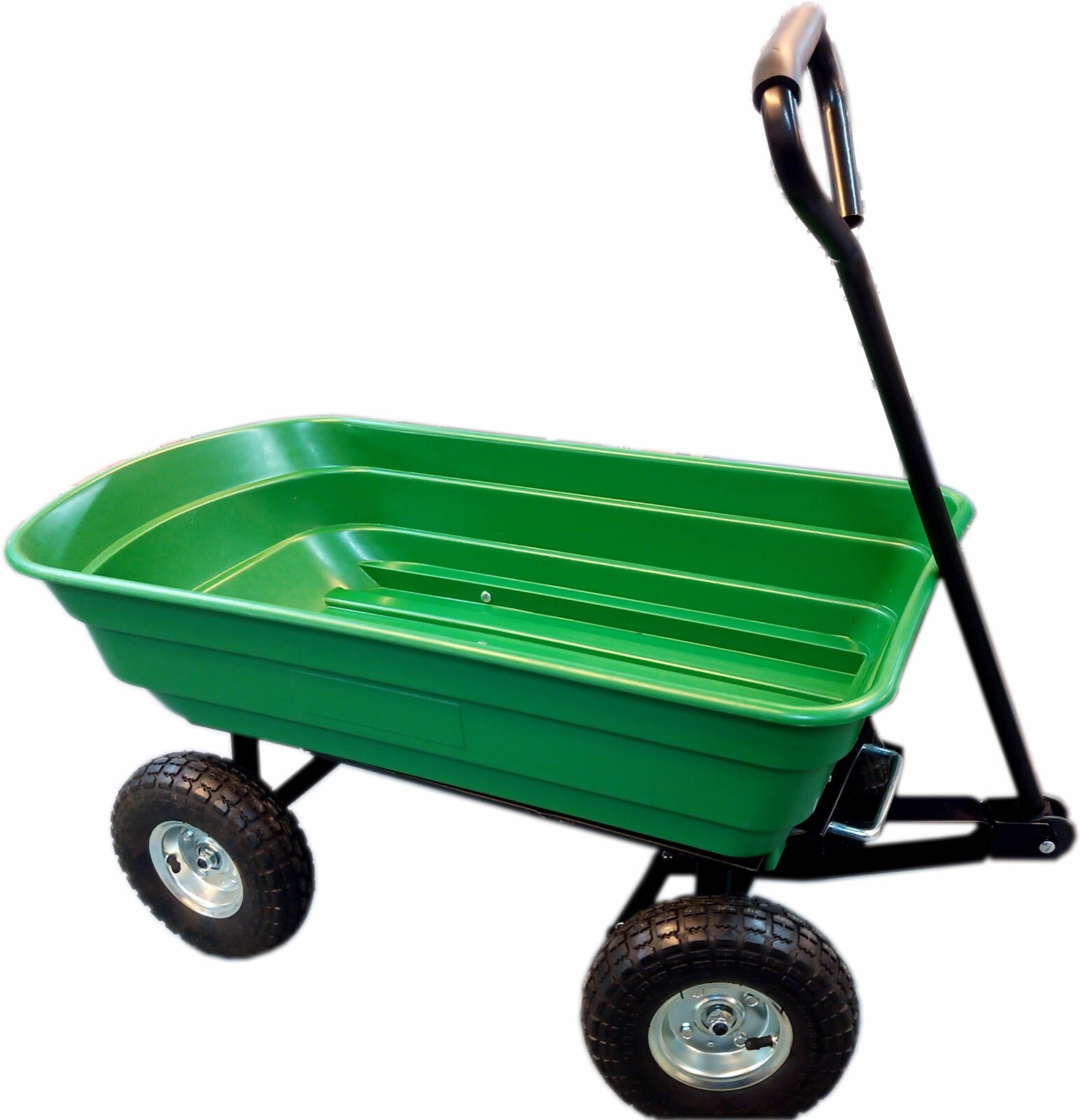 Garden Dump Trolley Heavy Load Gravel Soil Cart Tipping Wheelbarrow Tip ...