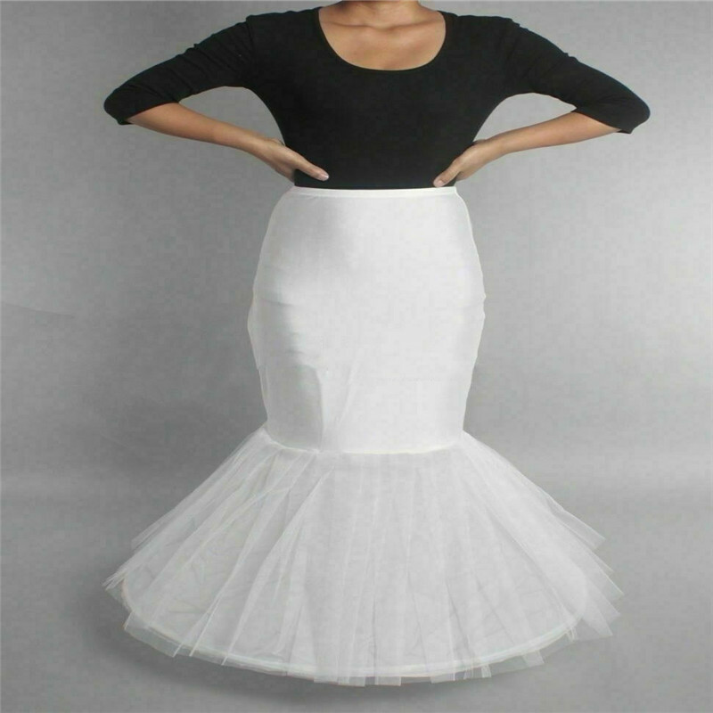 Bridal Wedding Petticoat Underskirt Crinoline Prom Fancy Dress Hoop ...