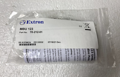 Extron MBU 123 70-212-01 Low-Profile Mount Kit for 1/8, 1/4, and 1/2 ...