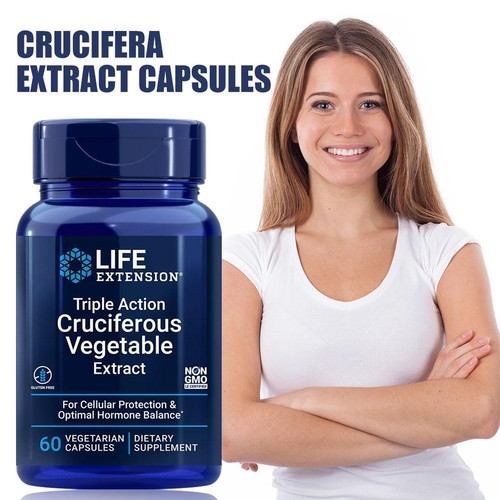Triple Action Cruciferous Vegetable Life Extension DIM 14mg ...