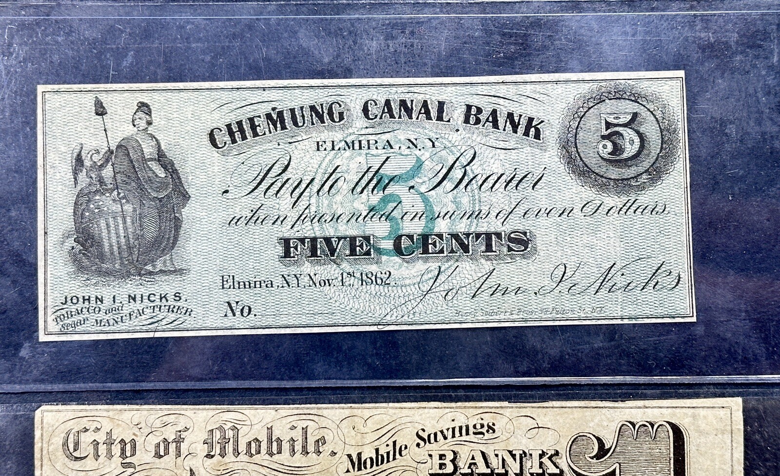 Lot Of 5x 1860’s Obsolete Notes / Banknotes Civil War Era Mobile ...