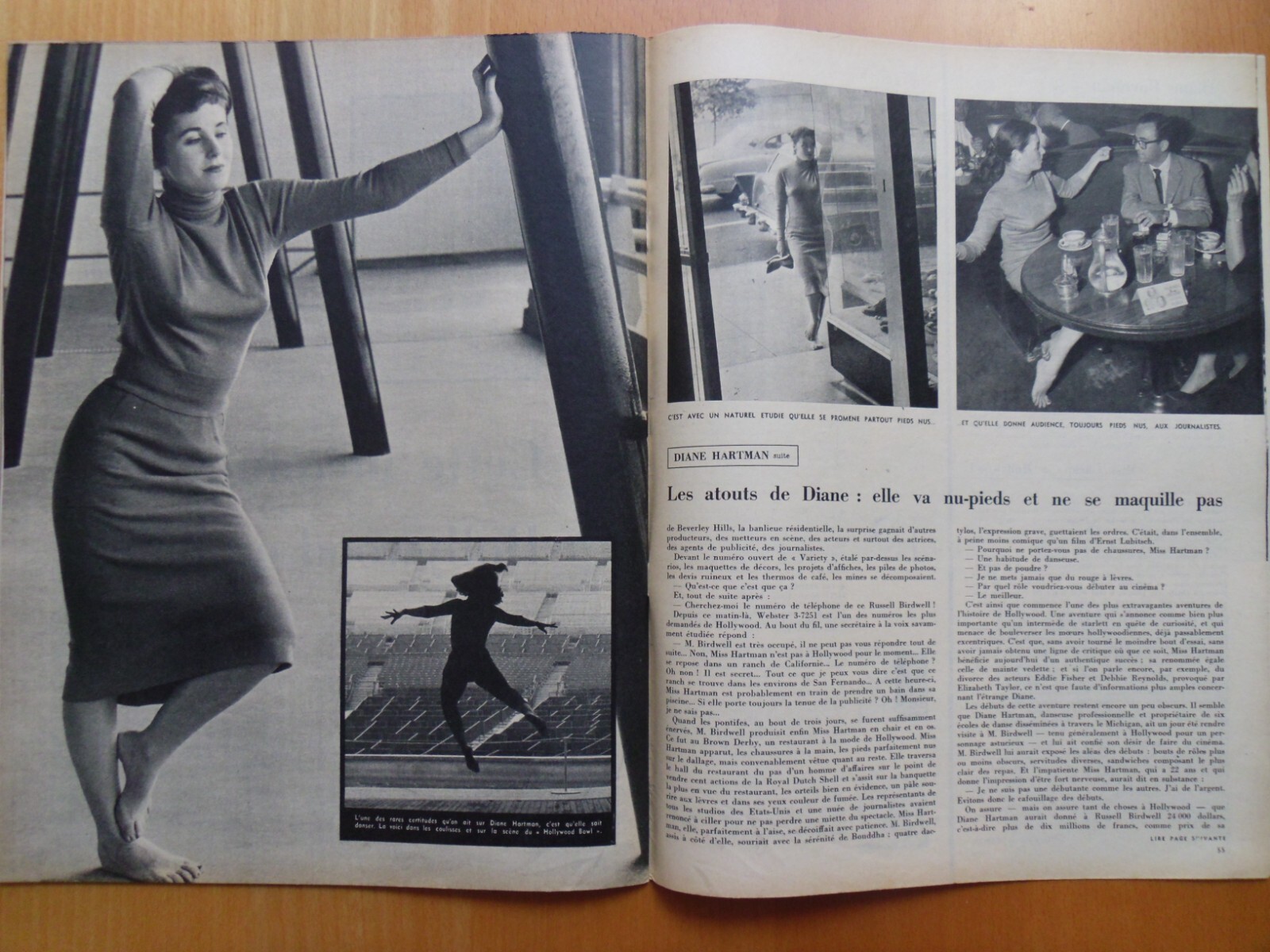 JOURS DE FRANCE 216/1959-INGRID BERGMAN-JAYNE MANSFIELD-MICKEY HARGITAY ...