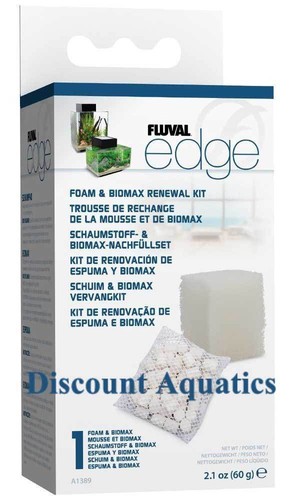 FLUVAL EDGE FILTER MEDIA BIOMAX BIO FOAM RENEWAL KIT AQUARIUM FISH TANK ...