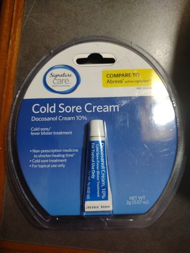 Docosanol 10% Cream-Cold Sore Fever Blister TREATMENT-TOPICAL ONLY-2G ...