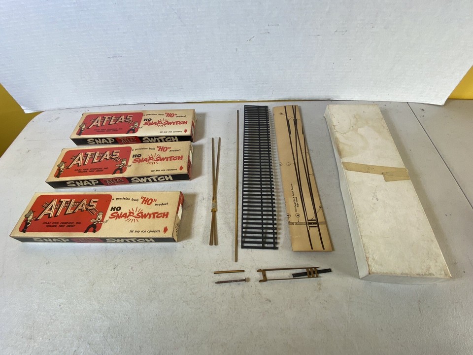 Atlas Snap Switch HO Gauge Model Train Railroad Parts Lot orig box ...