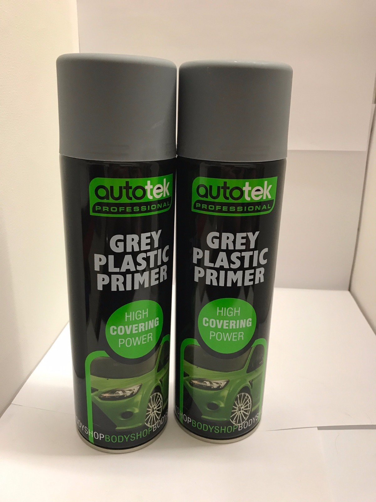 Autotek 500ml Grey Plastic Primer Aerosol Spray Paint 3 Different Pack ...