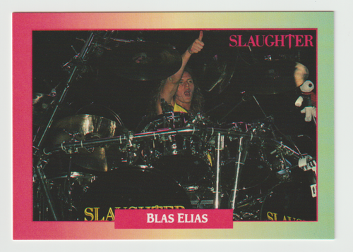 1991 Brockum Rock Cards #192 Blas Elias - Slaughter | eBay