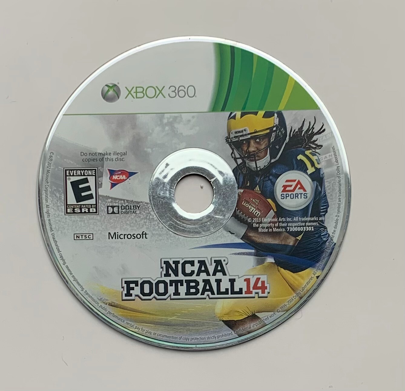 NCAA Football 14 (Xbox 360) ~ Disc Only ~ Tested & Working ~ Fast ...