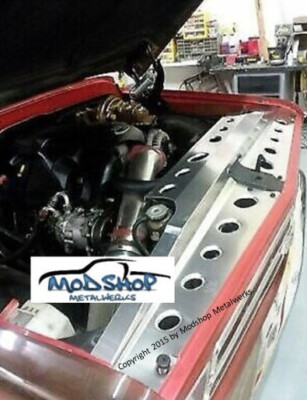 67-68 Chevy/GMC C10 Radiator Filler Panels w/Round Dimple Holes 3Piece ...