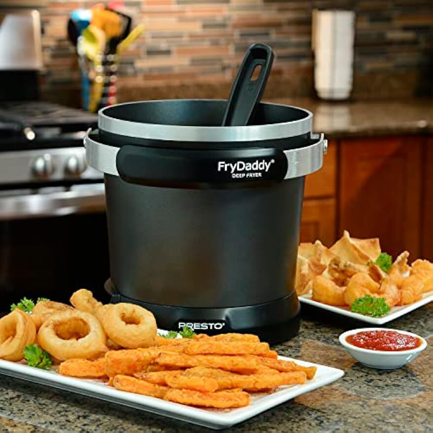 Electric Deep Fryer Daddy Cooker Kitchen Countertop Fries Appliances ...