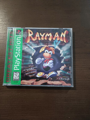 Rayman PS1 Greatest Hits Sony Playstation 1 Complete CIB Tested ...