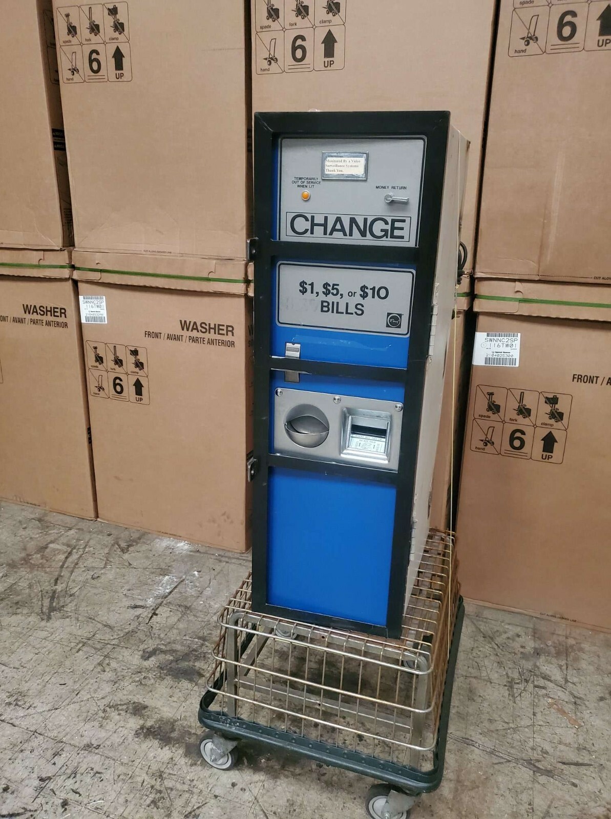 ROWE CHANGE MACHINE, MODEL: BC-12, SERIAL NO: 30537 | eBay
