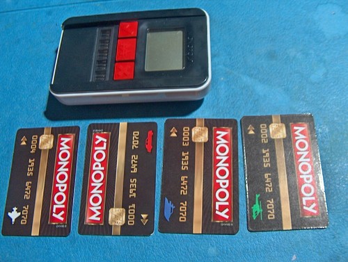 Monopoly Ultimate Banking Replacement Electronic Unit and 4 Credit ...