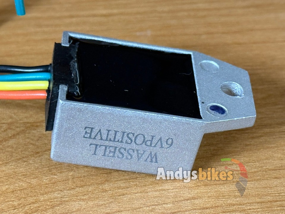 Wassell 6V Positive Earth Solid State Dynamo Regulator Triumph BSA MCR2 ...