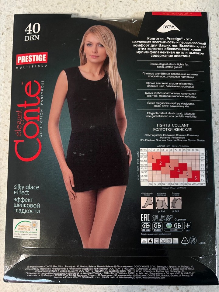 Conte Prestige 40 den - Microfibre Women Pantyhose | eBay