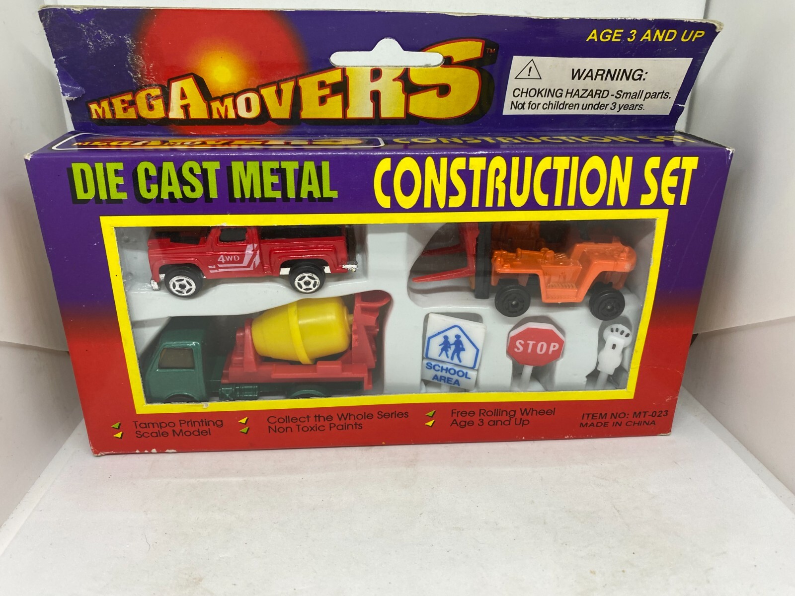 MEGA MOVERS DIE CAST METAL CONSTRUCTION SET CAR SET | eBay