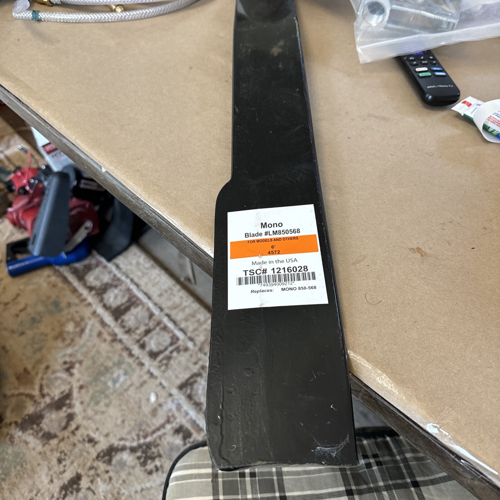 Mono Blade #LM850568 Rotary Cutter Blades 3"x30 1/2" Hole: 1 1/2" TSC ...