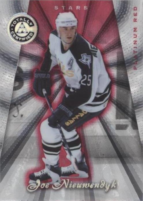 1997-98 Pinnacle Totally Certified - Joe Nieuwendyk #76 Platinum Red ...