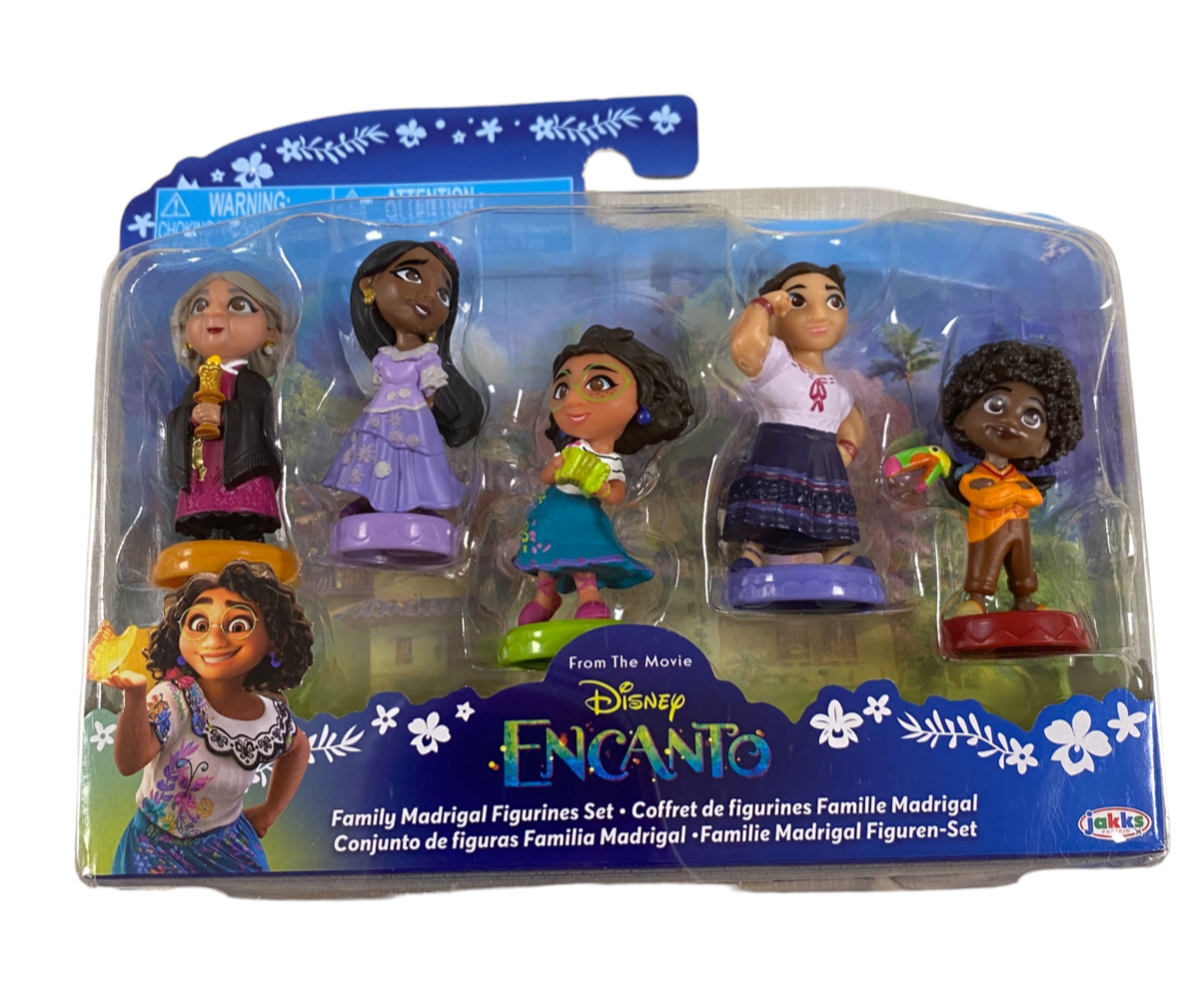 JAKKS/ DISNEY ENCANTO Family Madrigal Figurines Set of 5/2 inch Figures ...