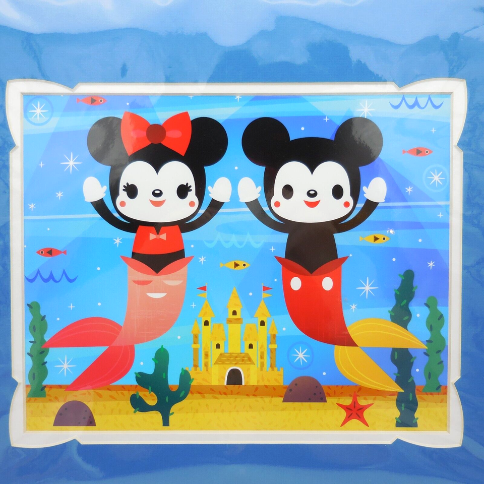 Mickey & Minnie Mouse Mermaids Michelle Romo Print "Undersea Adventure ...