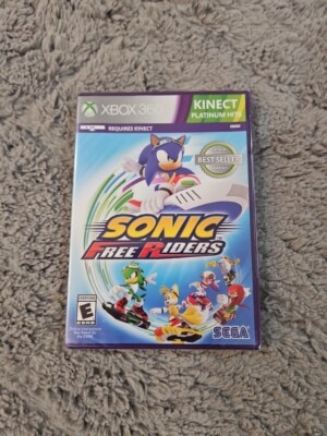 Sonic Free Riders Microsoft Xbox 360 2010 Kinect Platinum Hits ...