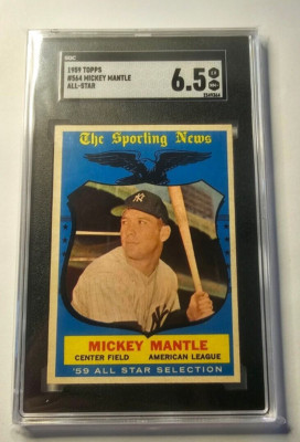 1959 Topps Mickey Mantle The Sporting News SGC 6.5 #564 *HIGH GRADE* | eBay
