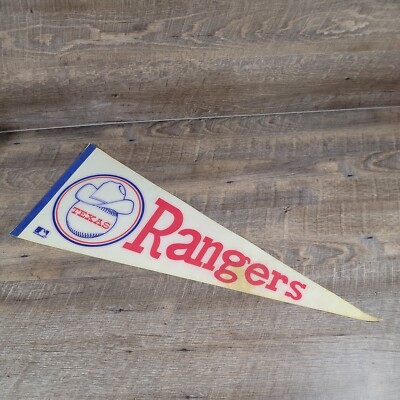 Vintage Texas Rangers Felt Pennant Super collector item 1970 | eBay