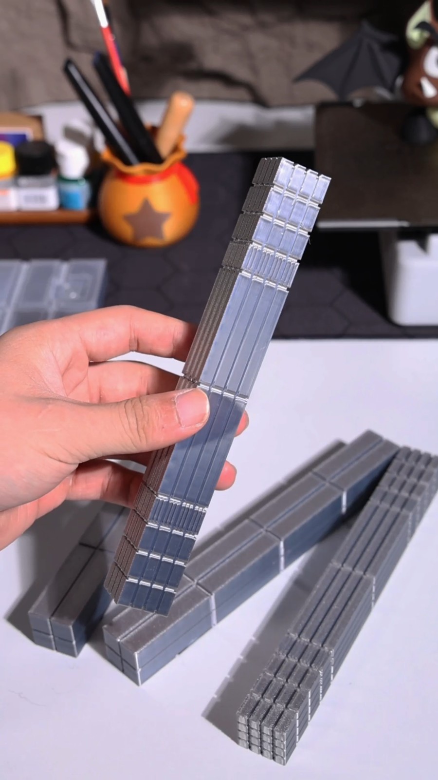 Interstellar Movie TARS Robot Figure Custom 3D Printed Model Gunmetal ...