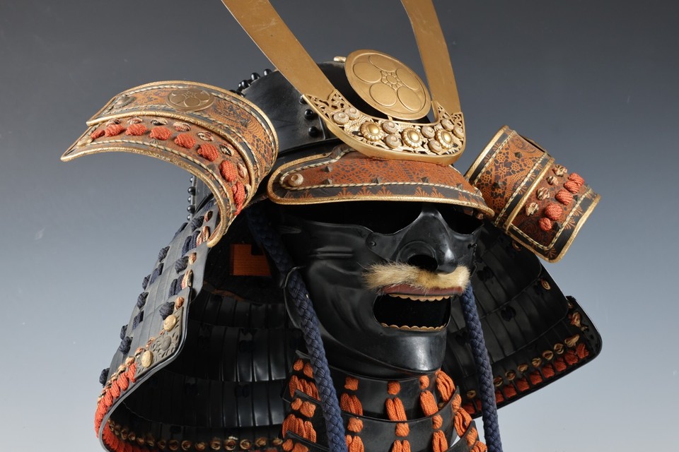 Old Beautiful Vintage Samurai Kabuto Wearable Helmet and Mask -Tsushima ...