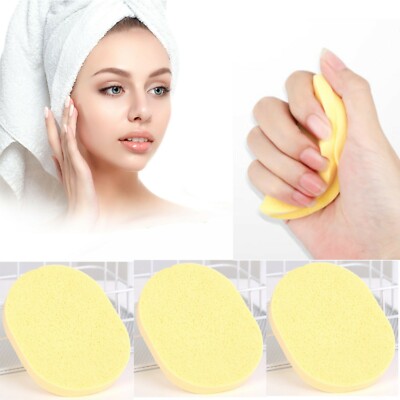 4X Facial Cleansing Sponge Face Makeup Pad Cleaning Sponge Cosmetic ...