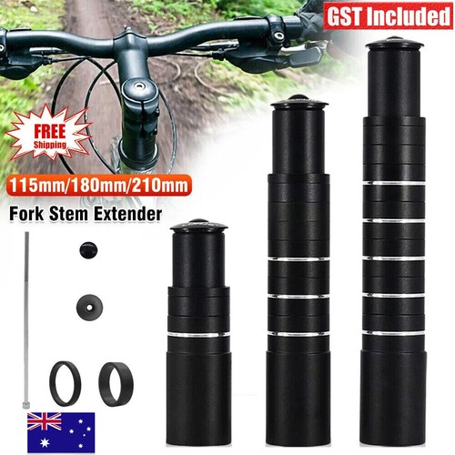 Bicycle Fork Stem Extender Handlebar Riser Extension Adapter Mountain ...