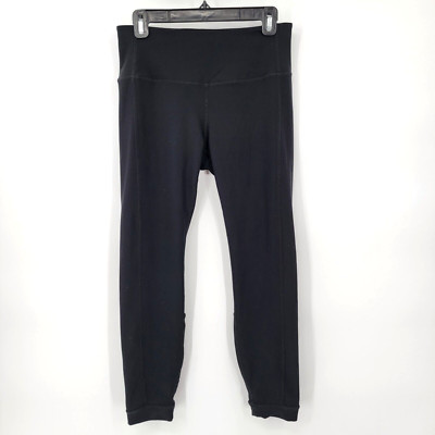 Apana Women's Medium Jogger Leggings Yoga Athletic Blk Detailed Calf RN ...