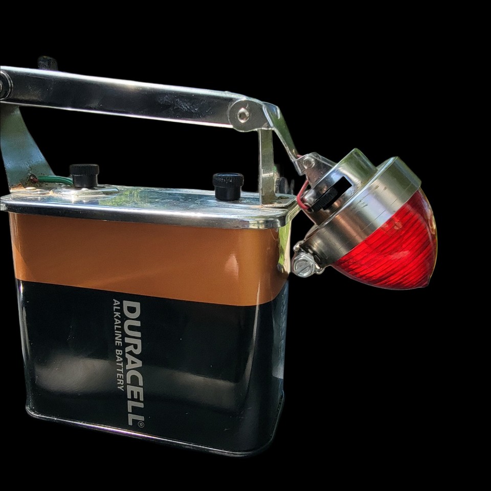 Vintage ASH FLASH Lamp Emergency Lantern Flashlight Works New Battery ...