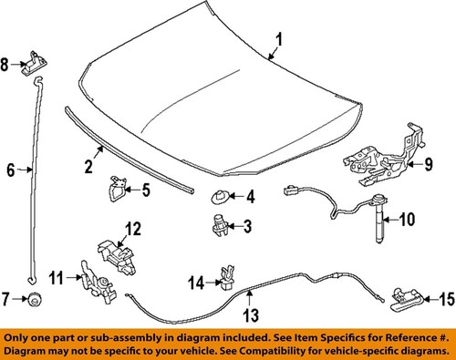 MERCEDES OEM 15-18 GLA250-Hood Rubber Bumper Cushion 0019981440 | eBay