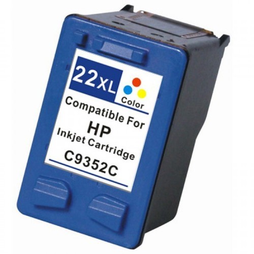 CARTUCCIA HP 22XL COLORE RIGENERATA PER HP HP F370,D1360,F2180,PSC 1402 ...