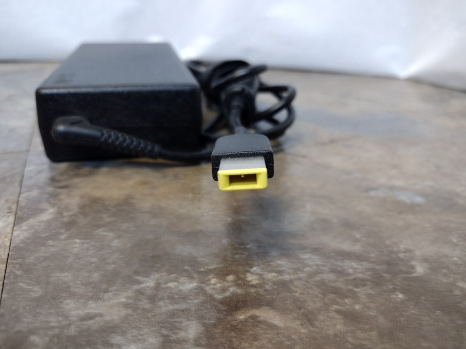 Genuine OEM Lenovo 90W 20V 4.5A Yellow Square Tip AC Adapter Charger ...