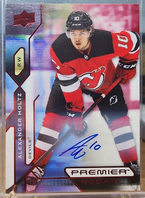 2021-22 Upper Deck Premier Rookies Auto Alexander Holtz #150 Rookie ...