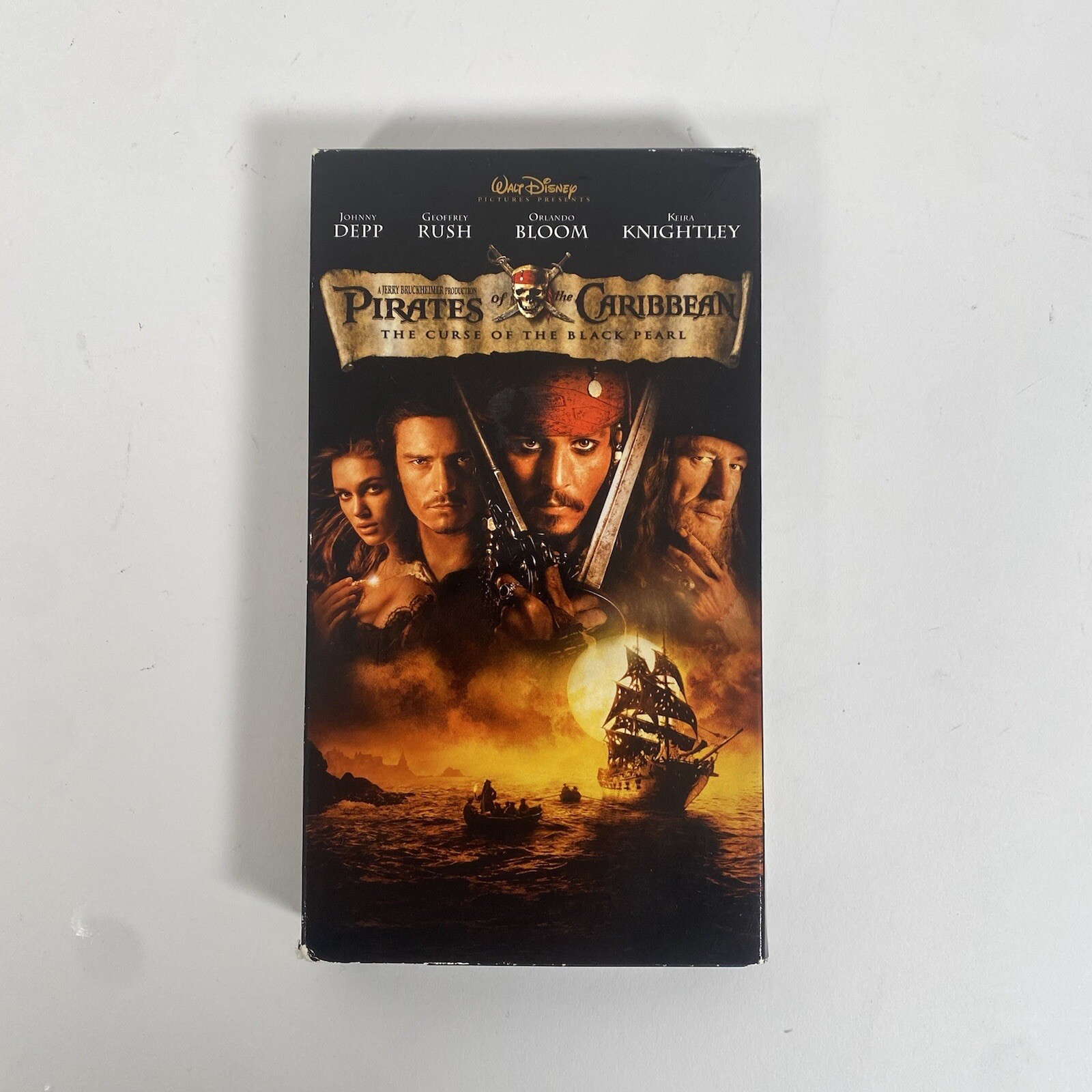 Pirates of the Caribbean: The Curse of the Black Pearl VHS 2003 Former ...
