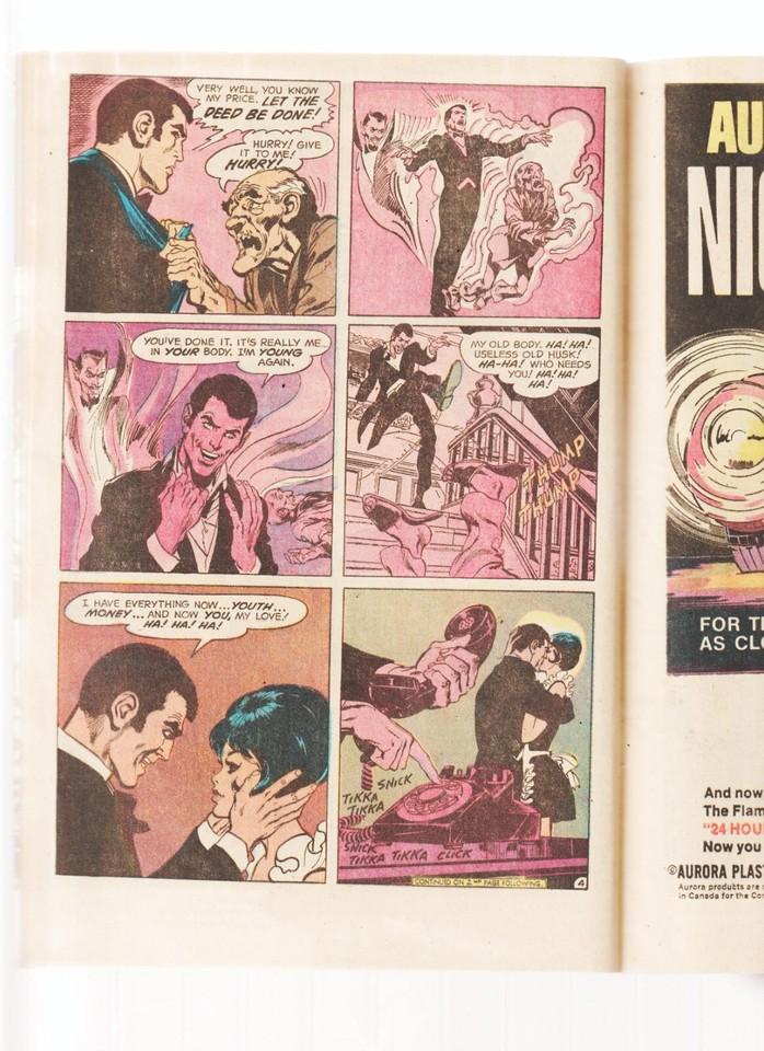 The Witching Hour 8 DC SILVER AGE 1969 HORROR COMIC NEAL ADAMS COVER ...