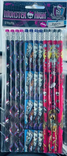 Monster High Pencil Pack 12 Pieces Unopened 2014 | eBay