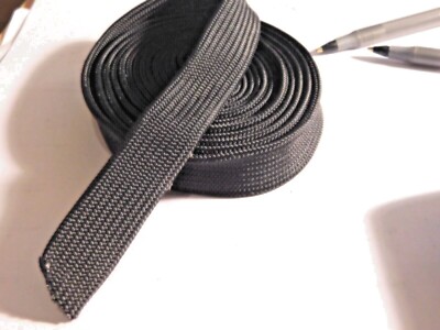 5/8" nylon multifilament YOU P[ICK THE LENGTH black TECHFLEX - USA | eBay