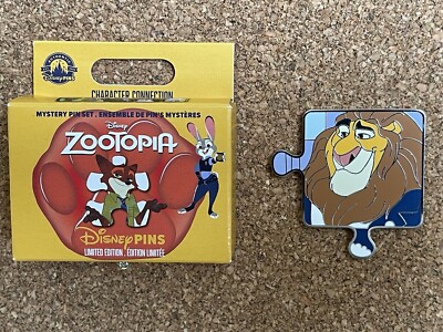 Disney LE Character Connection Zootopia Mystery Puzzle Pin Mayor ...