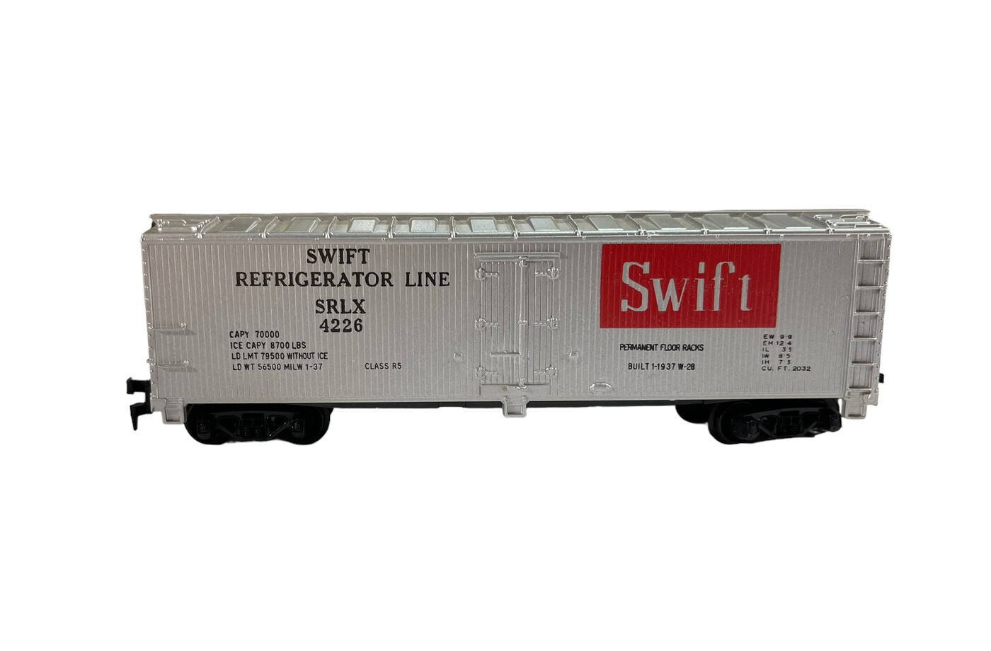 TYCO HO Scale Swift SRLX 4246 Reefer 40' Car 329A original box Vintage ...