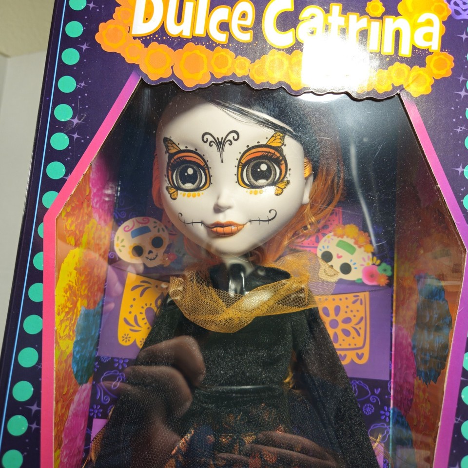 Little Bebops 20" Dulce Catrina Doll Day Of The Dead Monarch Butterfly ...