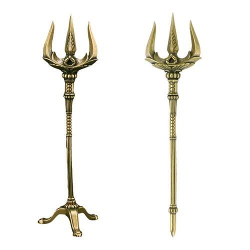 Trident Desktop Ornament Bookshelf Cafe Feng Shui Decoration Handmade ...