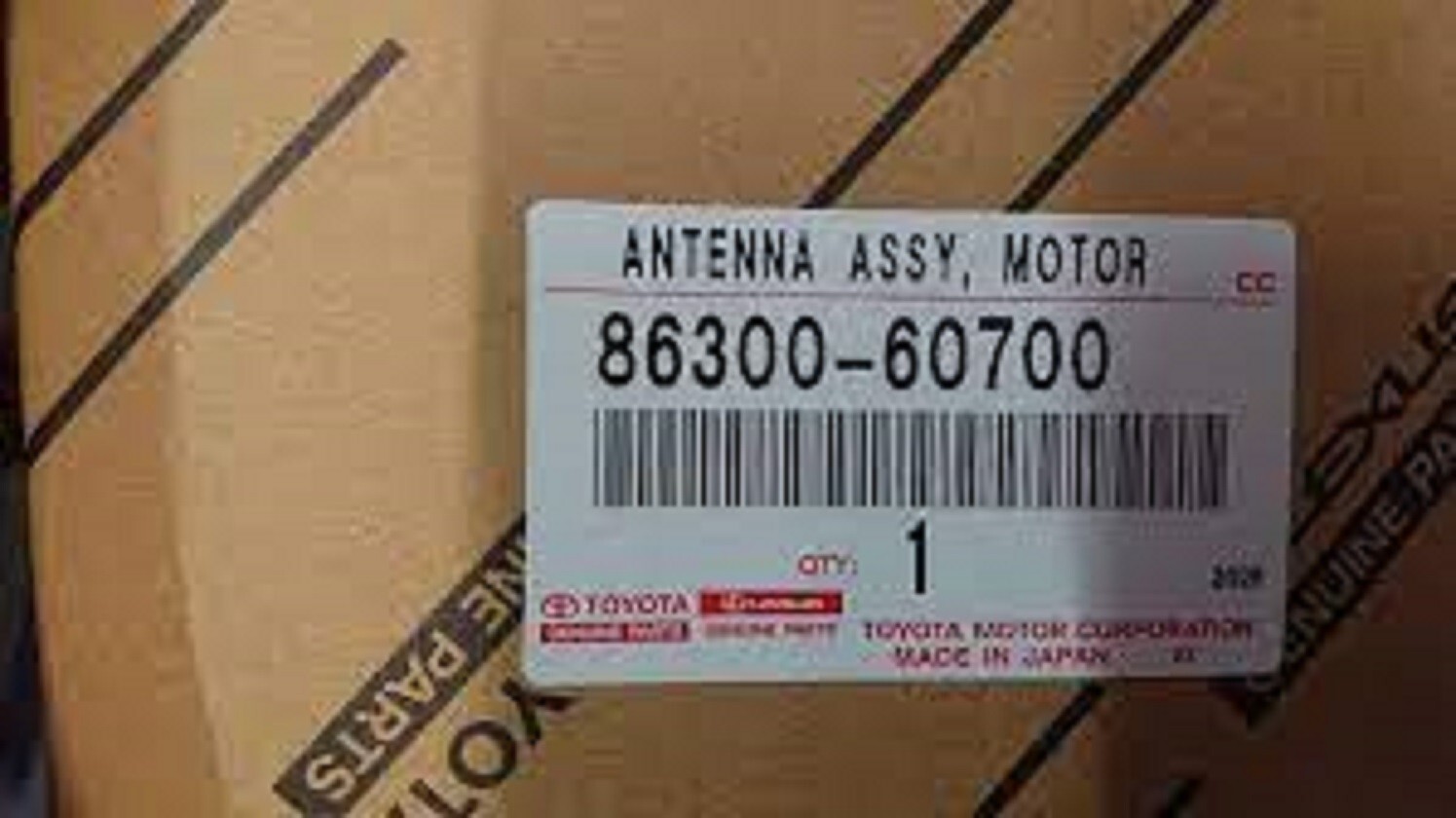 Toyota OEM ANTENNA ASSY, W/HOLDER LAND CRUISER FZJ7#,GRJ7# 86300-60700 ...