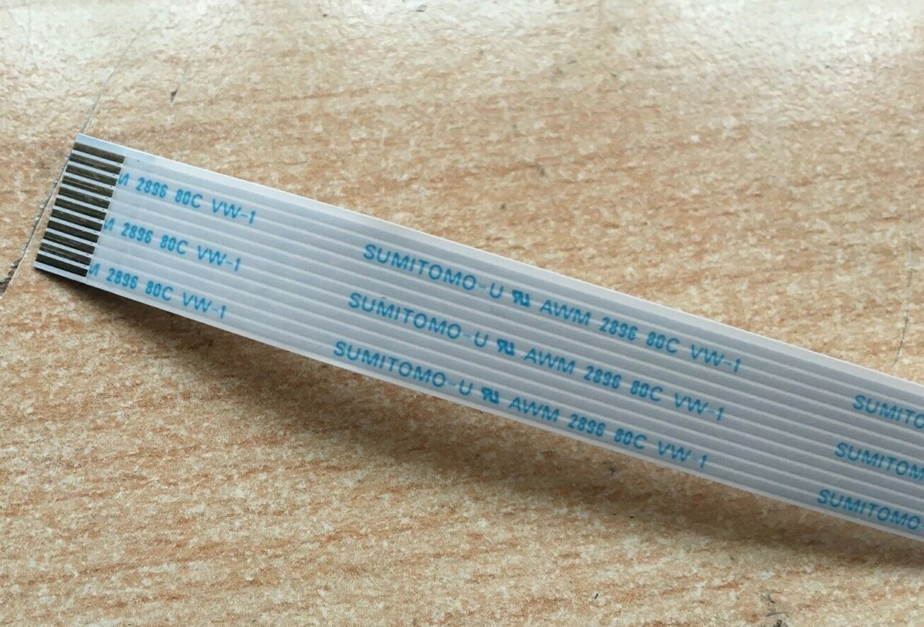 11 pin/way FLEX Cable Ribbon AWM 2896 80C VW-1 345mm 0.5mm pitch Z3045 ...