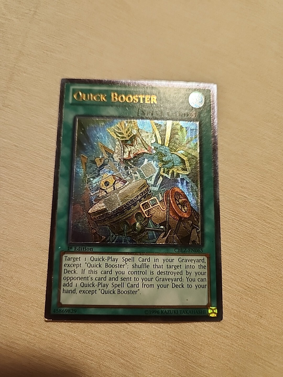 Yu-Gi-Oh Quick Booster CBLZ-EN065 1st Ed Ultimate Rare LP (UTR) | eBay