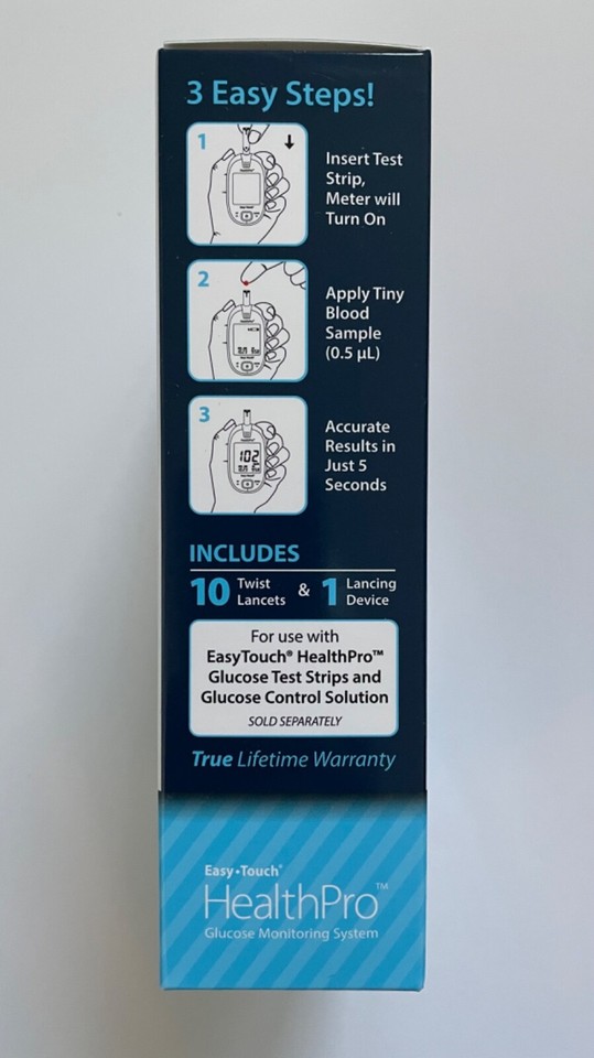 EasyTouch HealthPro Blood Glucose Monitoring Meter Kit | eBay