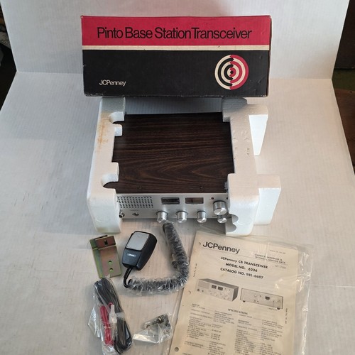 Vintage CB Base Station 23 Channel Pinto JC Penny Complete New Open Box ...